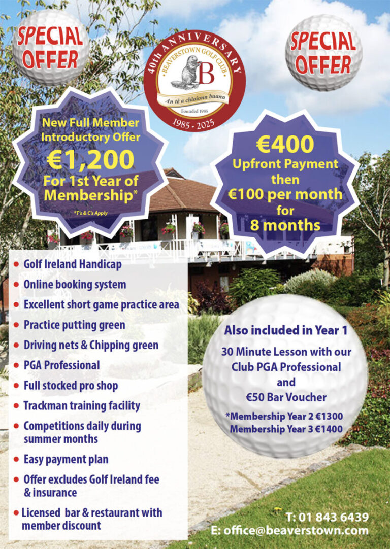 Golf Donabate, Beaverstown, Golf Dublin, Golf offers